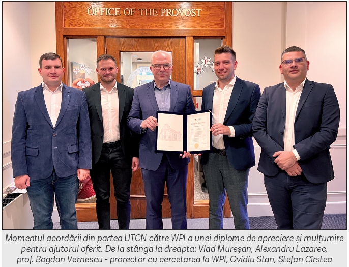 Internationalizarea si perfectionarea modelului educational UTCN prin parteneriate strategice cu SUA